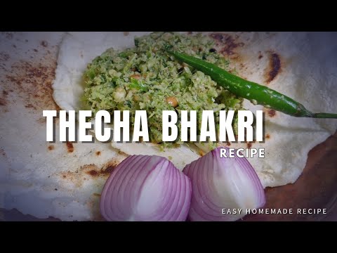 How to Make Traditional Thecha Bhakri at Home | Maharashtrian recipe ...