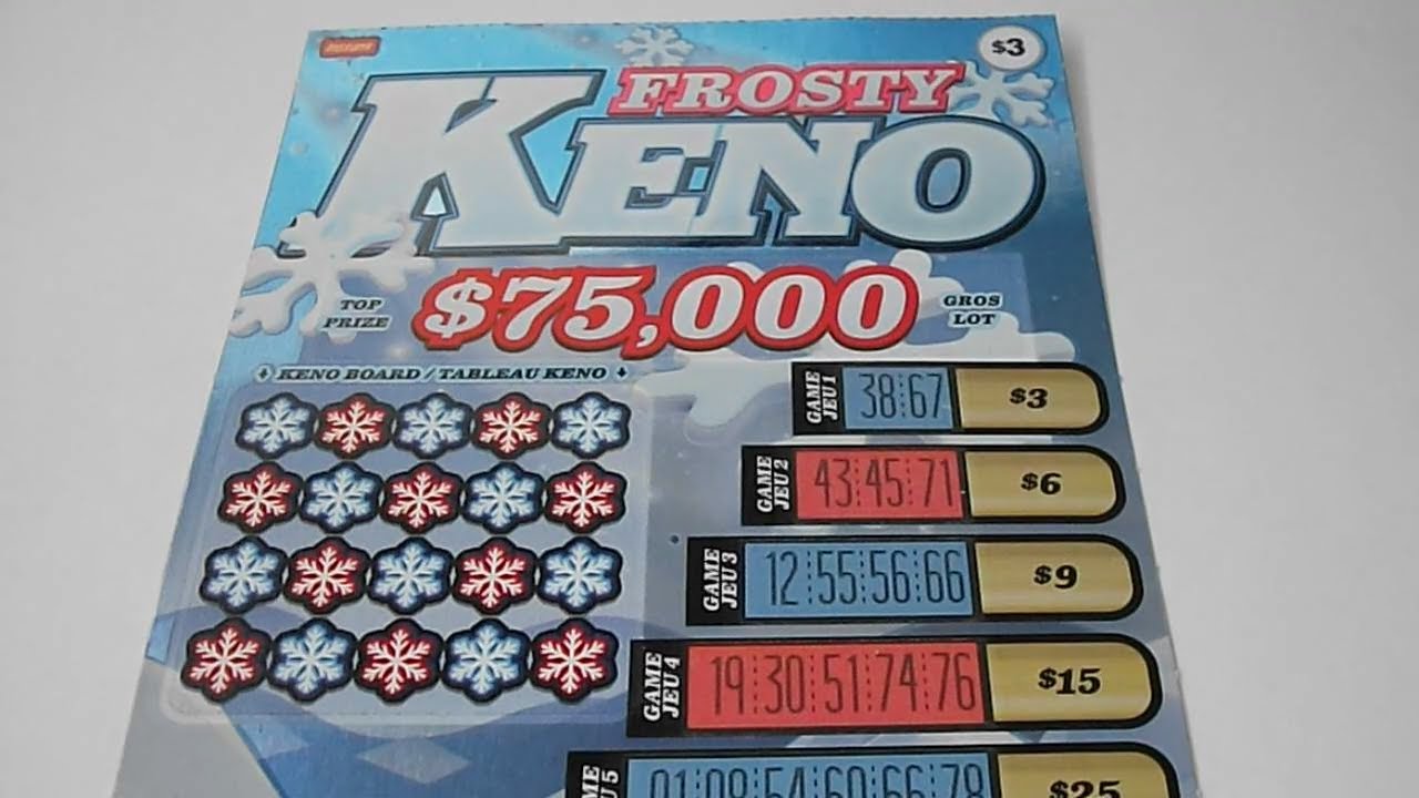 2024-10-21 Ontario Lottery OLG Instant Scratch Ticket #2468 $3 Frosty ...