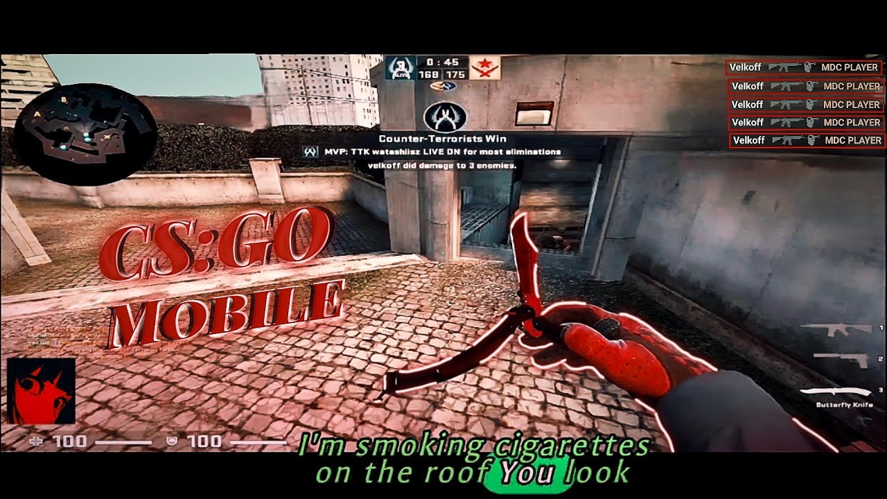 girl in red ️💯 | OVERPASS | CS:GO MOBILE | CS SOURCE ANDROID | CSS CLIENT MOD ANDROID | Gameplay ...