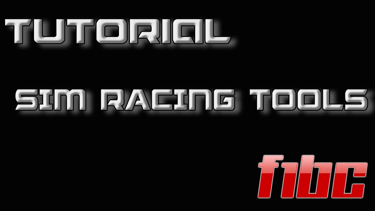 Tutorial Sim Racing Tools - F1BC - YouTube