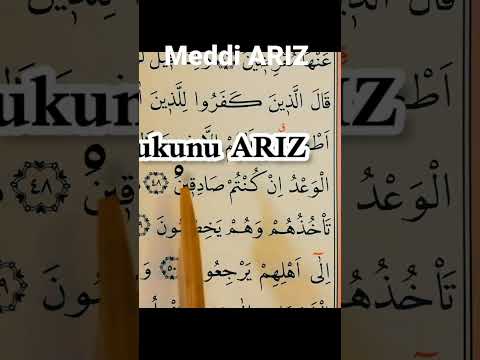 Meddi ARIZ / Tecvid öğrenelim!!