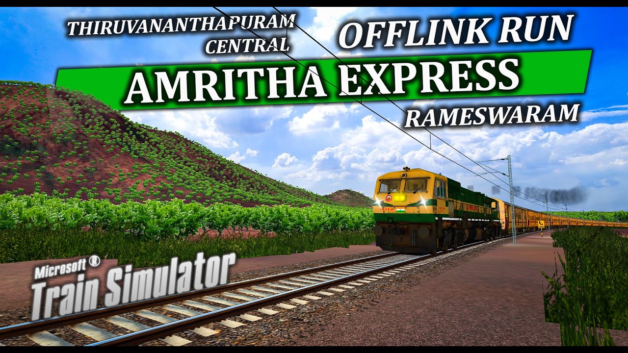 🔴LIVE | 16343 AMRITHA EXPRESS IN MSTS LOCO PILOT DUTY IN INDIAN TRAIN ...