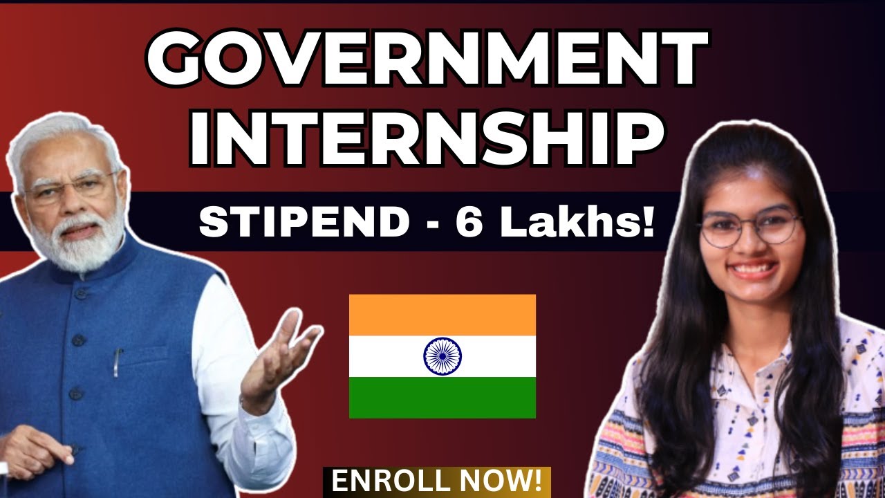 6 LAKHS STIPEND 🤯 Government Internship - College Students | High ...