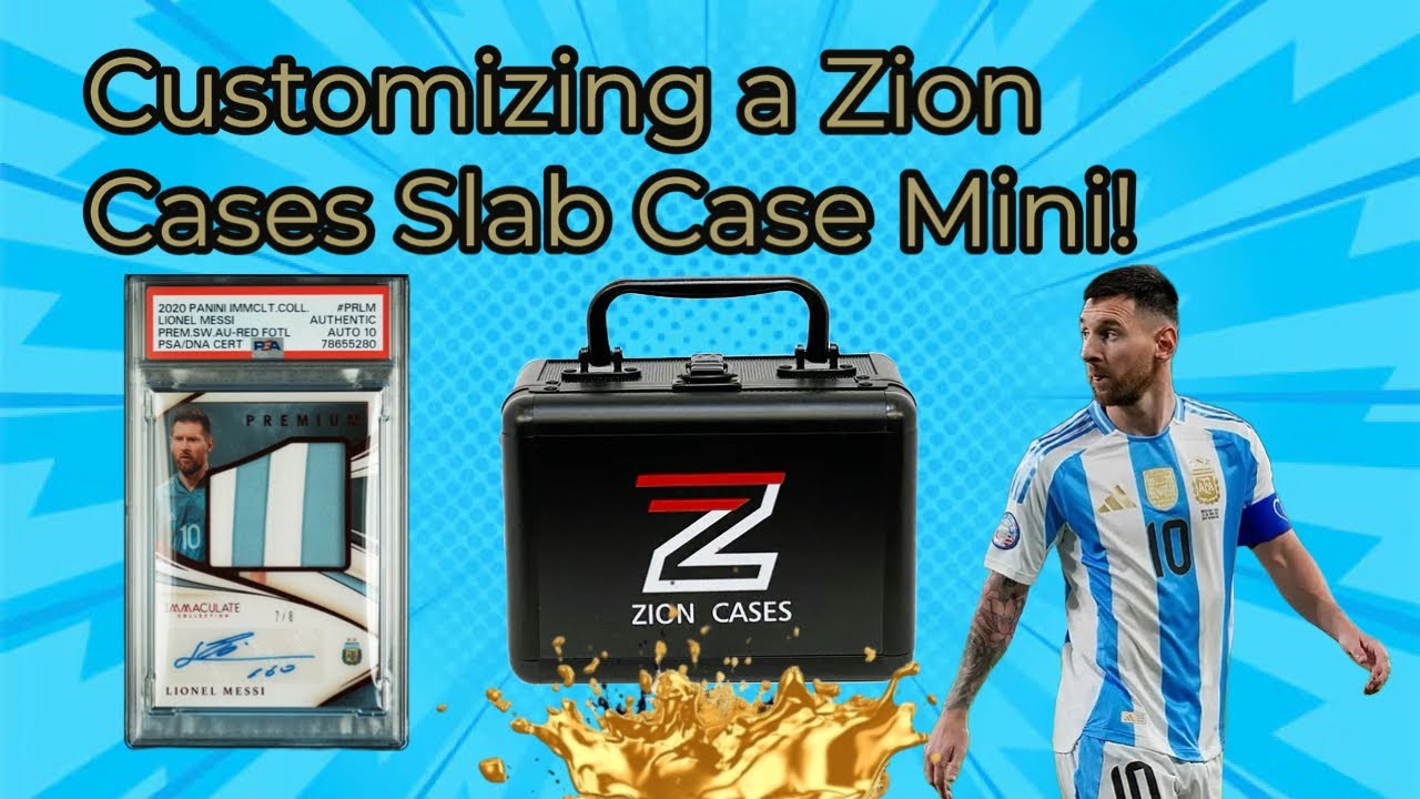 Customizing a Zion Cases Slab Case Mini | Great Results! (Messi Theme ...