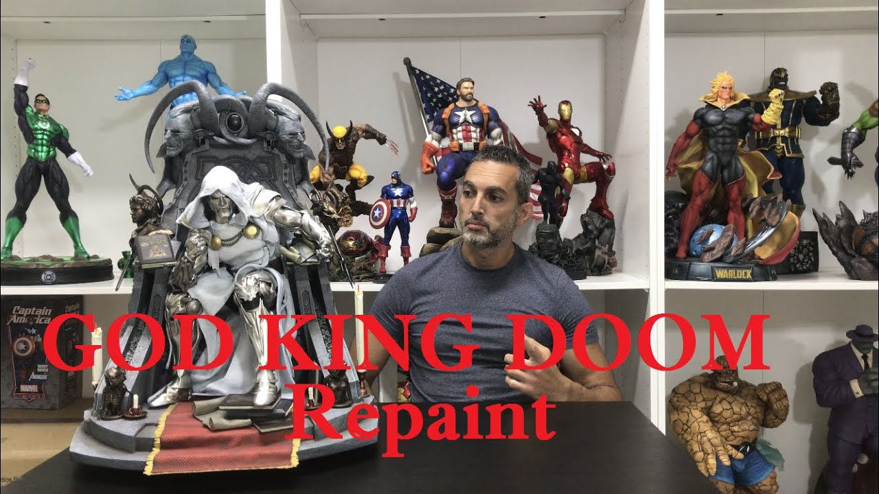 God King Doom custom statue 1/4 scale - YouTube