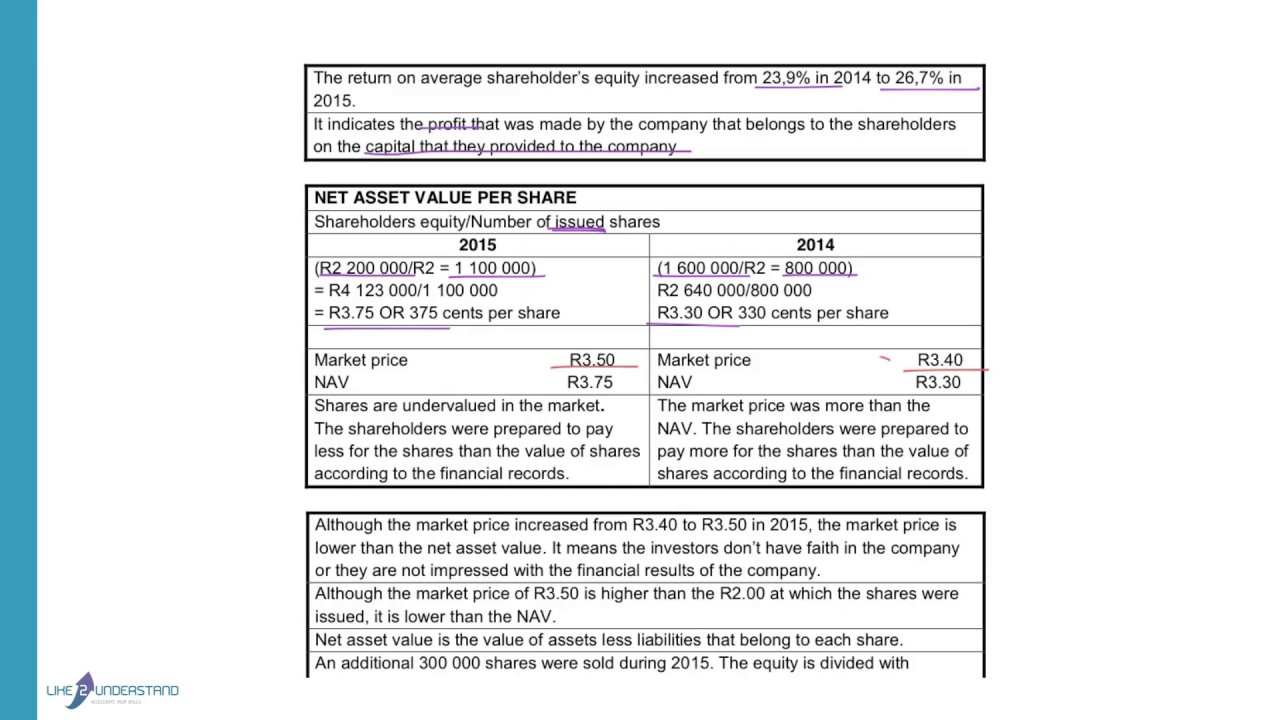 ANALYSIS AND INTERPRETATION OF COMPANIES - 7 RETURN ON AVERAGE ...