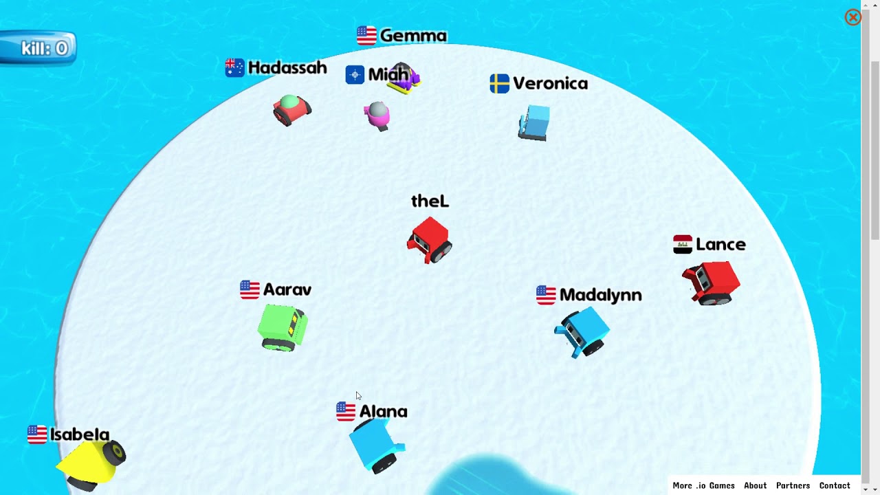 Snow War.io gameplay - YouTube