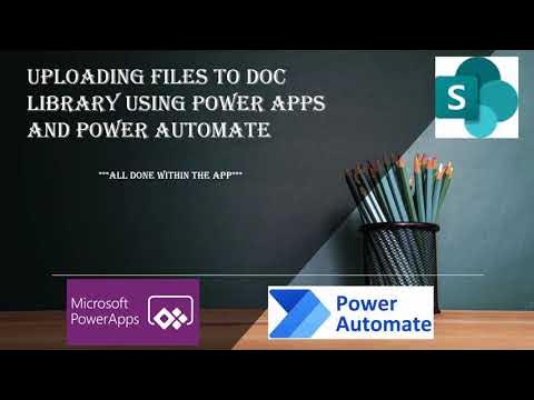 Upload Files in PowerApps to a Document Library - YouTube