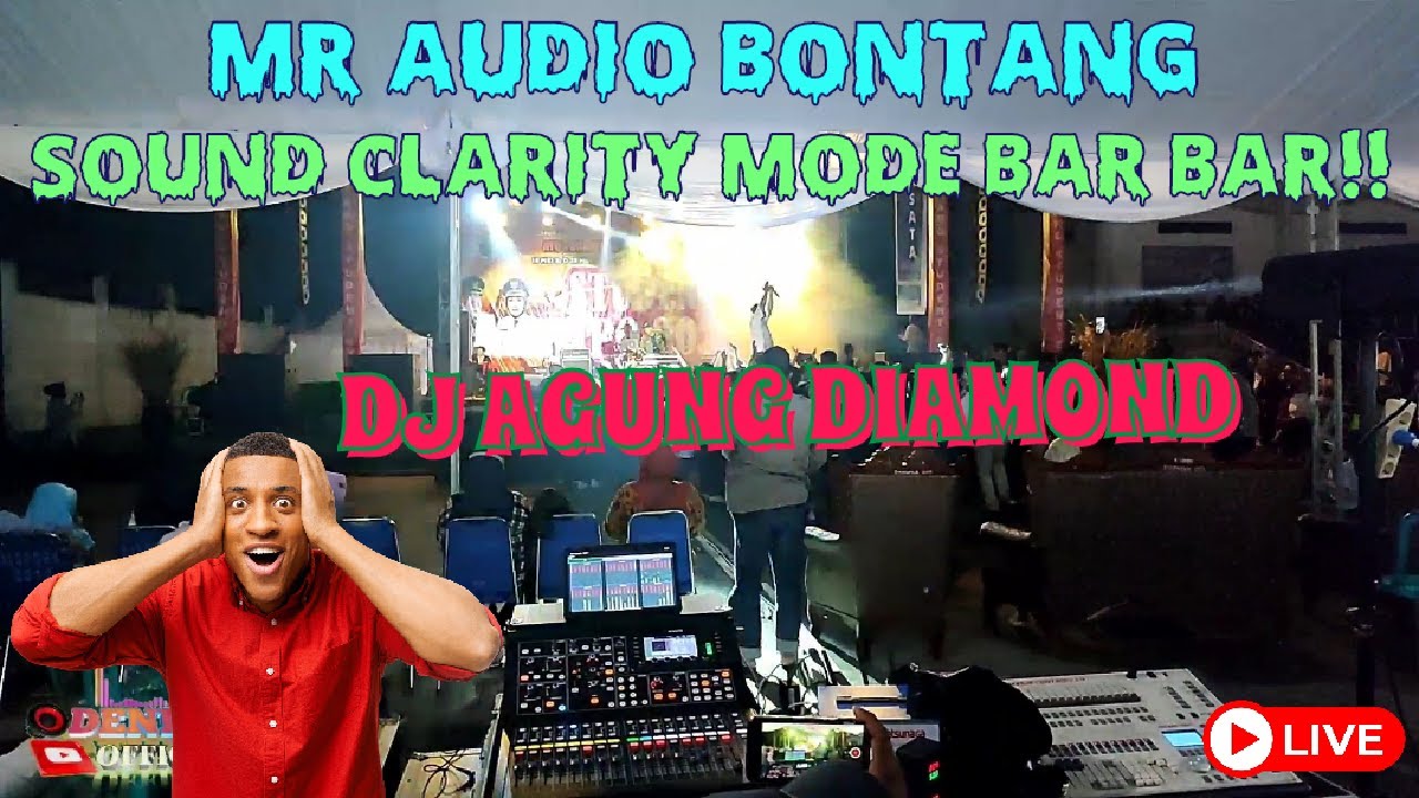 SUARA MR AUDIO MODE BAR'BAR feat DJ AGUNG DIAMOND | Spiker full RCF 18 ...