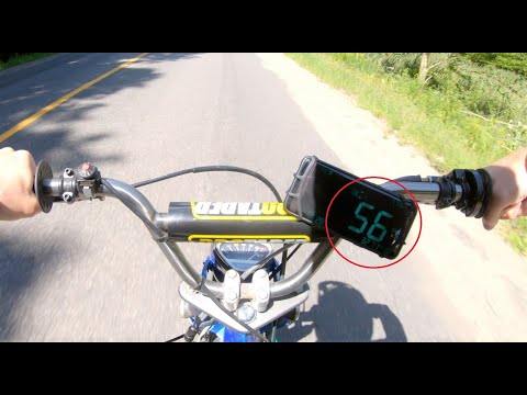 Honda CT70 with Lifan 125 - GPS Speed Run
