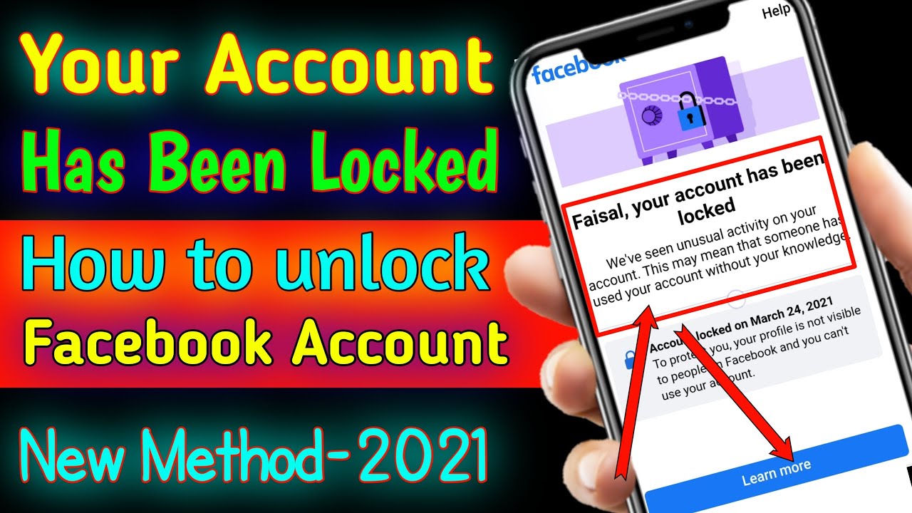Your Account Has Been Locked | How to Unlock Facebook account ...