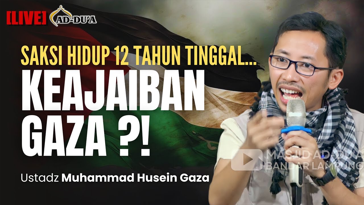 SAKSI HIDUP BERITA KEAJAIBAN G4Z4⁉️- Ustadz Muhammad Husein Gaza # ...