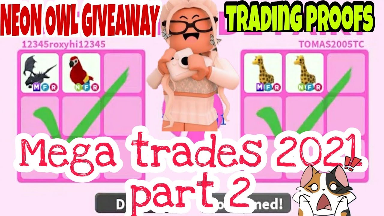 Mega Shadow And Mega Bat Dragon Successful Mega Trades In Adopt Me And ...