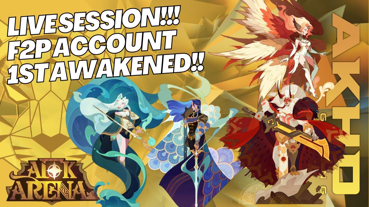 AFK Arena - F2P Account - First Awakened Hero!!!! - YouTube