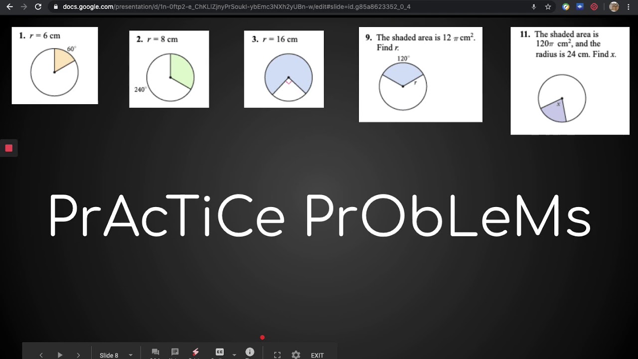 SSS Similarity Theorem Proof and Sector Area Formula Explanation - YouTube