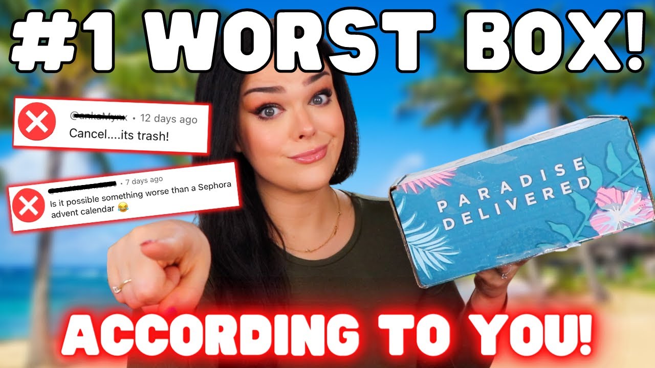 #1 WORST BOX...According To YOU!? | Paradise Delivered Unboxing - YouTube