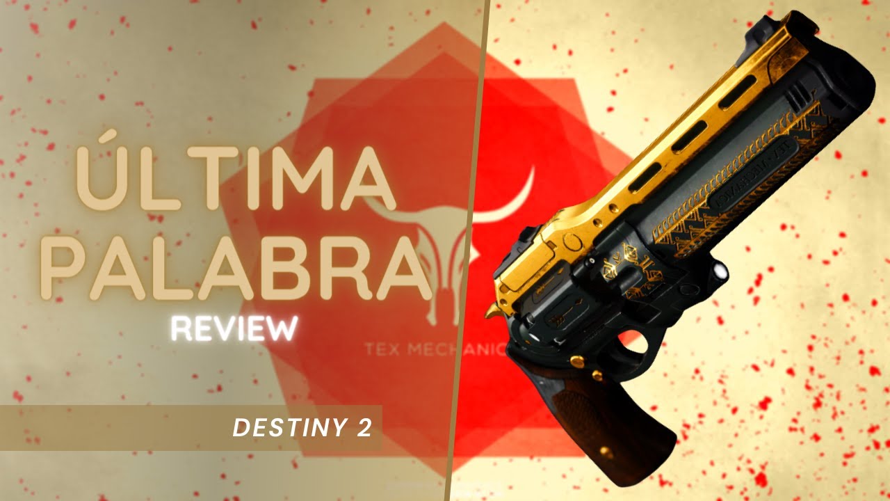 Última Palabra (Review) Destiny 2 - Royer🤍Random - YouTube
