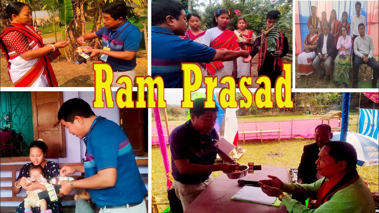 Ram Prasad distribution to bhaktas # Rupini Rai Festival 2024 - YouTube