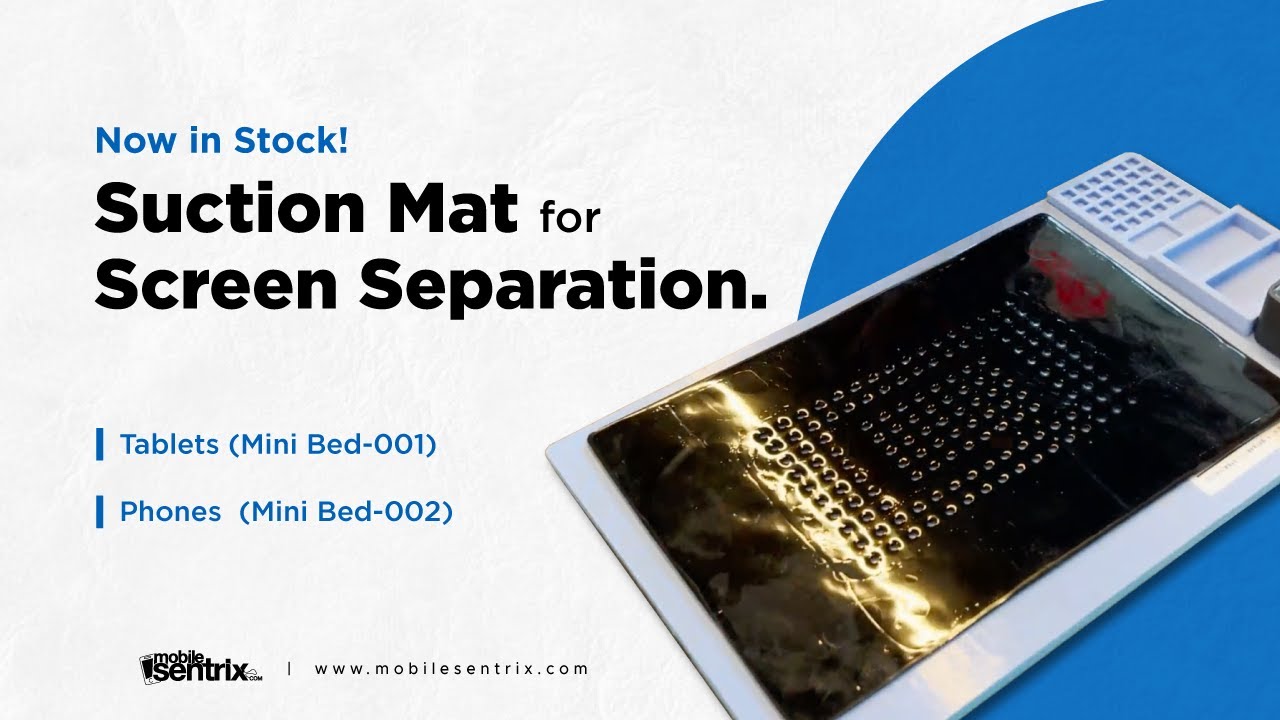 Suction Mats for Screen Refurbishing - No Vacuum Required - YouTube
