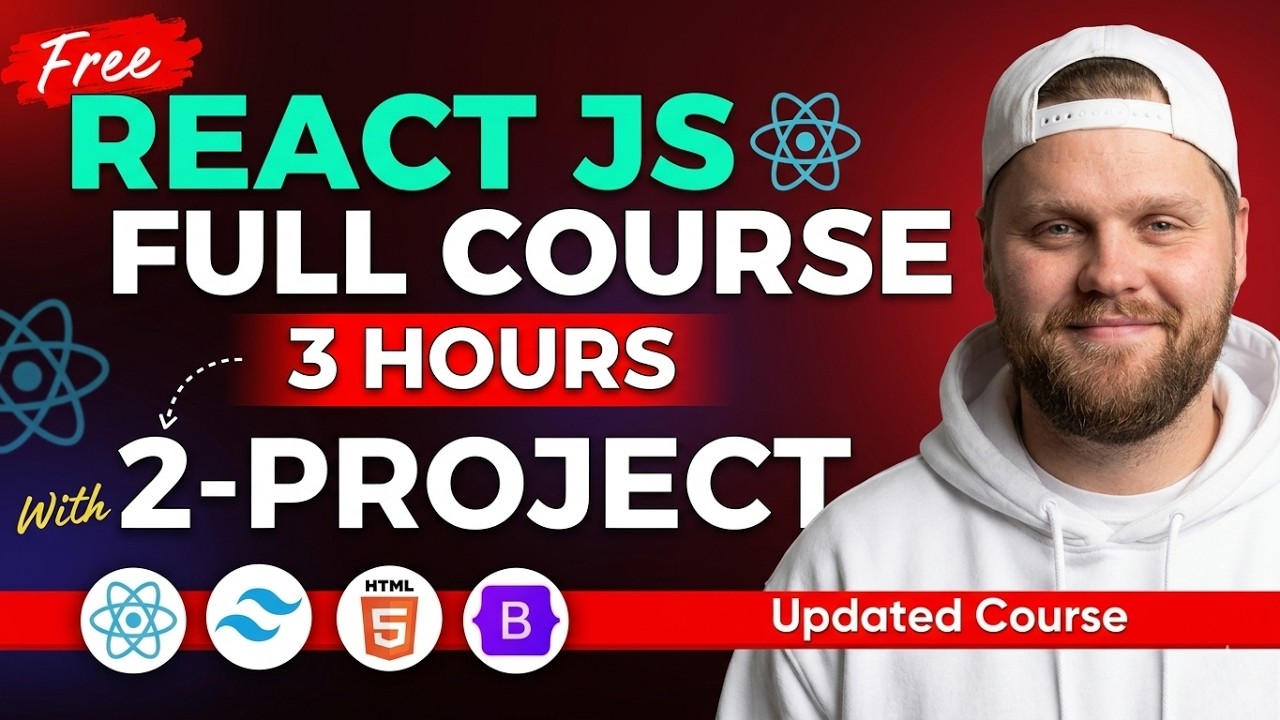 React JS Tutorial for Beginners | Complete React JS Course 2026 | React ...