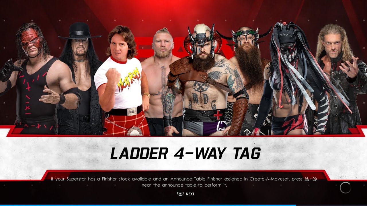 WWE LADDER 4-WAY TAG #wwe #subscribe #viralvideo #viralshort - YouTube