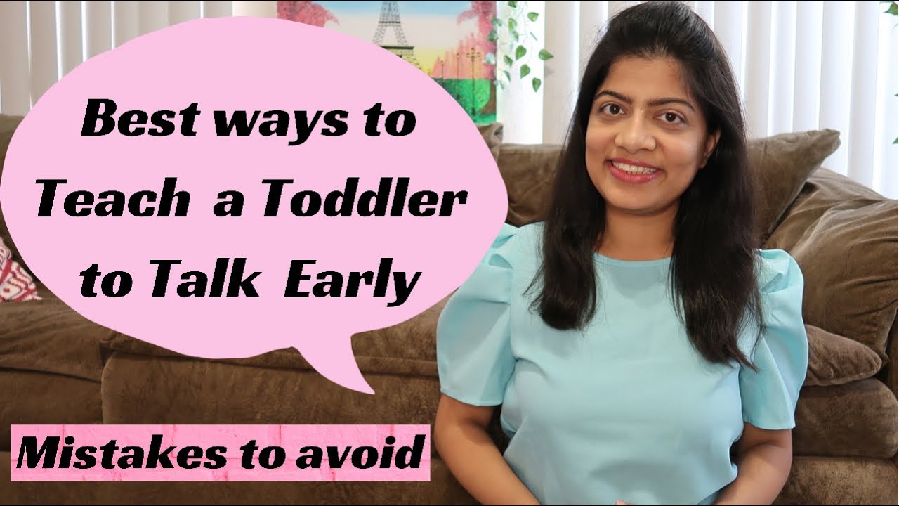 HOW TO TEACH KIDS TO TALK EARLY || बच्चों को बोलना कैसे सिखाएँ ~ INDIAN ...