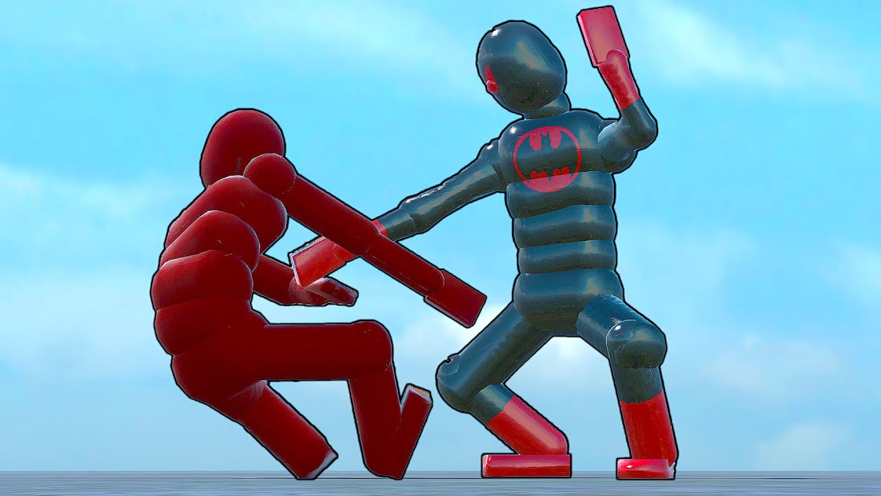 RED BATMAN BATTLE NOOB ACTIVE RAGDOLLS DEATH RUN - Overgrowth - YouTube