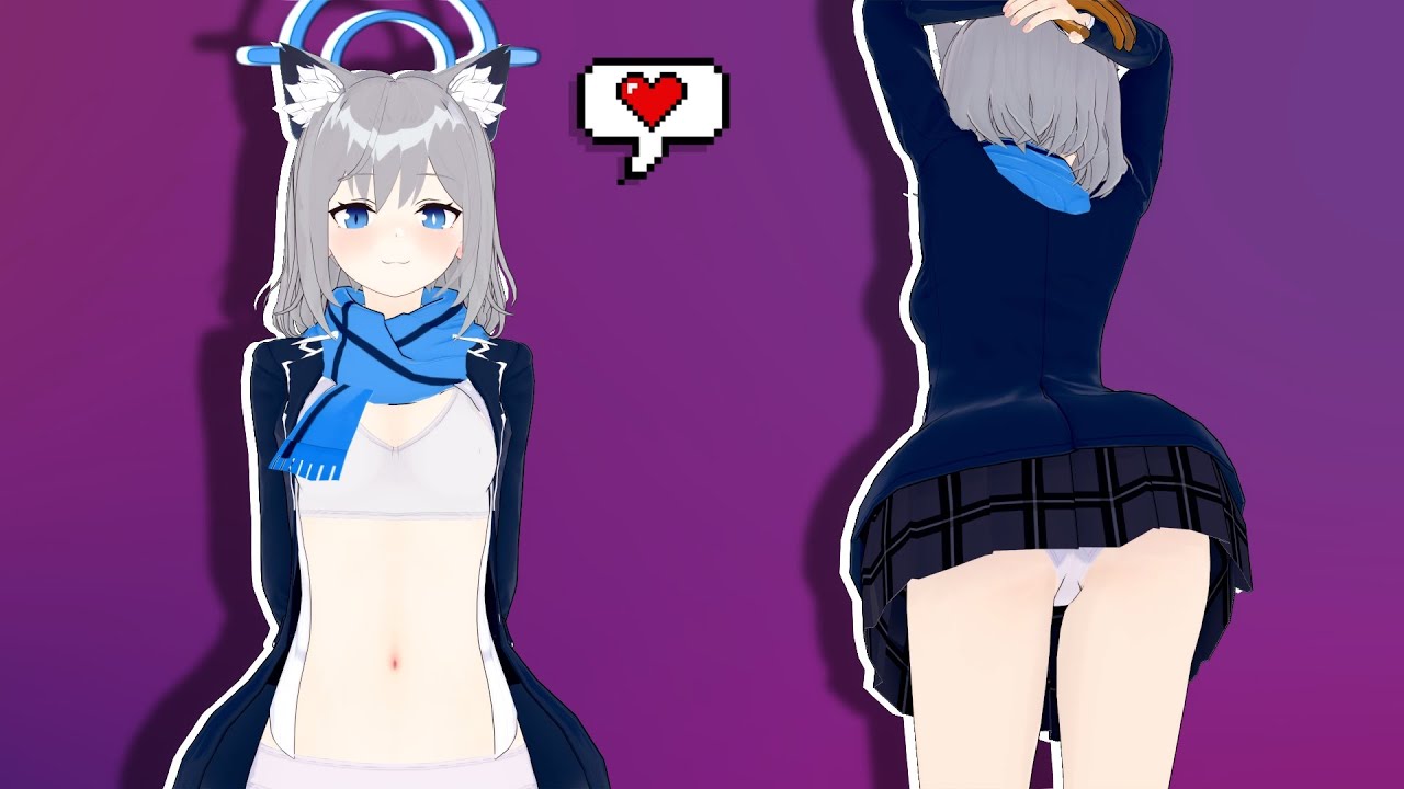 Shiroko 😼- Phut Hon -【MMD Blue Archive 4K | 60FPS】 - YouTube