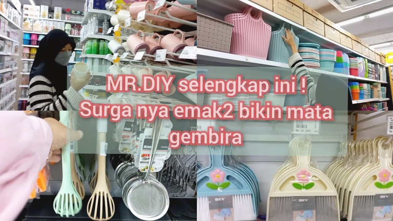 Mata ku gembira ! MR.DIY Purbalingga lengkap , banyak perabotan rumah ...
