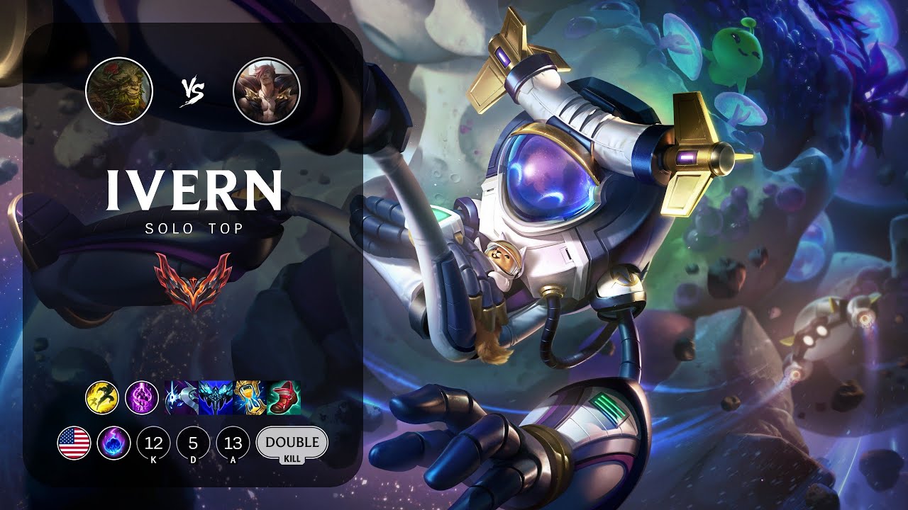 Ivern Top vs Sett - NA Grandmaster Patch 13.8 - YouTube