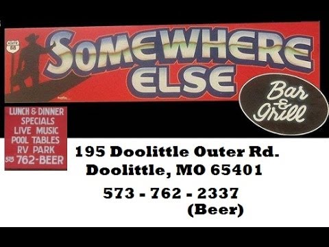 Somewhere Else Bar and Grill Doolittle MO local business patriots - YouTube