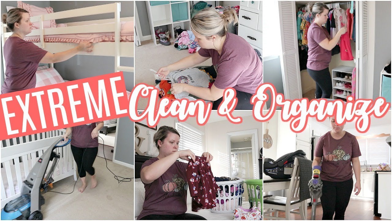 ULTIMATE CLEAN WITH ME | EXTREME CLEAN, DECLUTTER AND ORGANIZE - YouTube