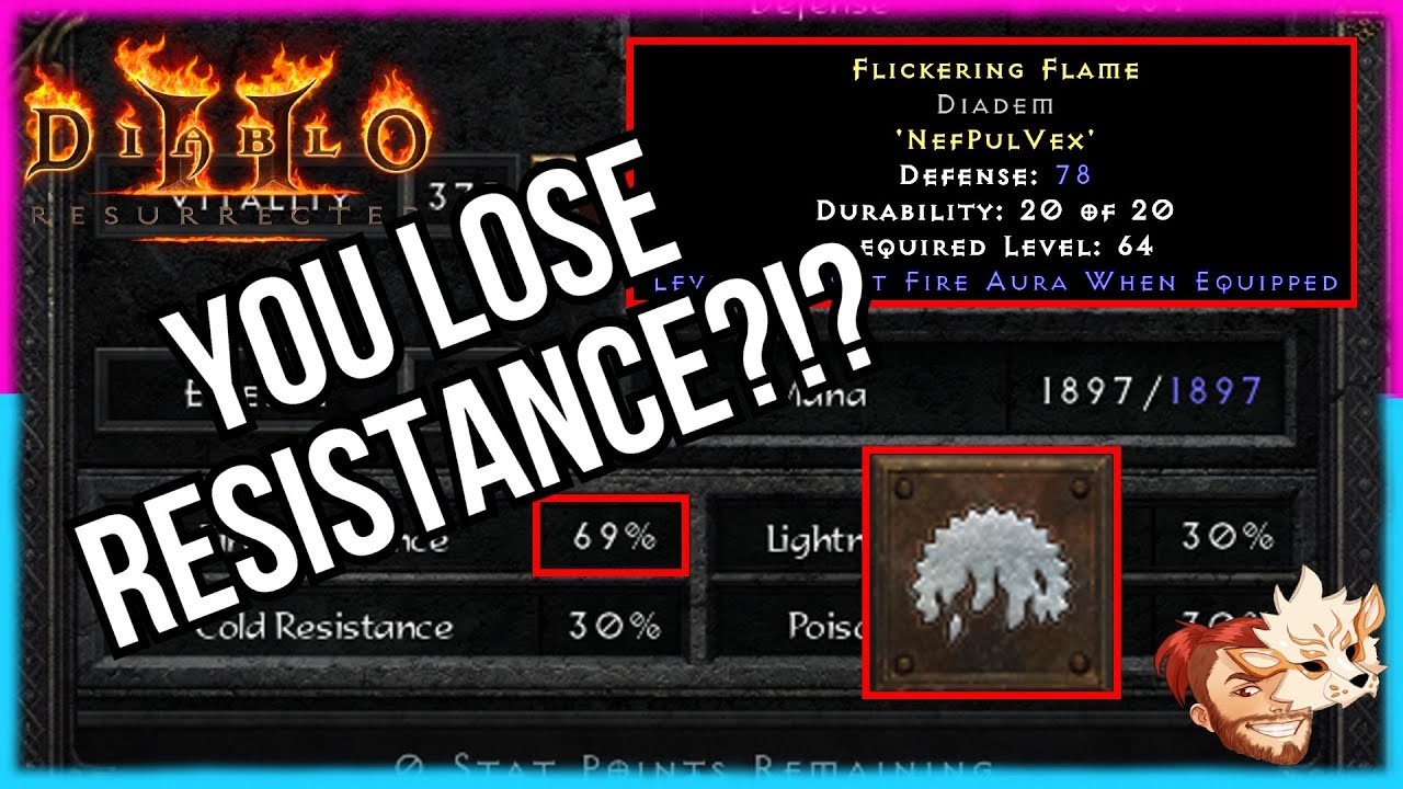 Flickering Flame Actually LOWERS Your Maximum Fire Resistance... | Aura ...