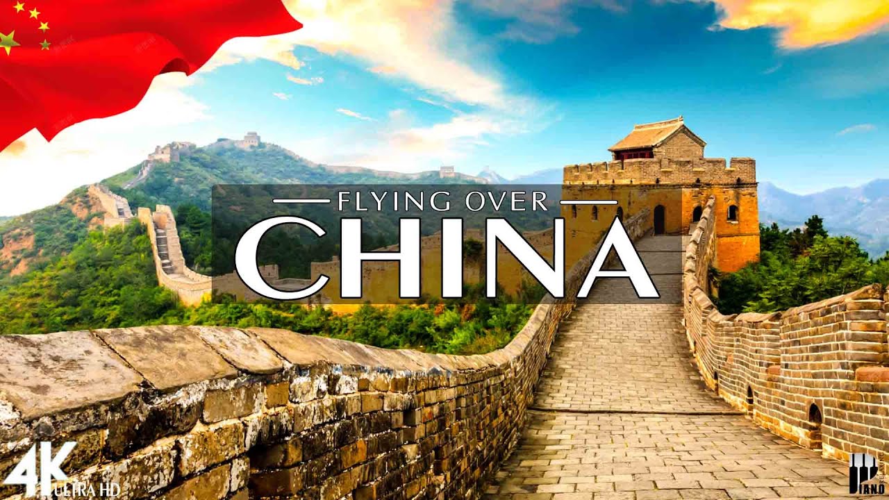 FLYING OVER CHINA (4K UHD) - Relaxing Music Along With Beautiful Nature ...