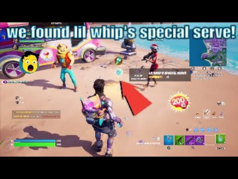 We found lil whip's special serve! *Rare* (Lil whip's special serve ...