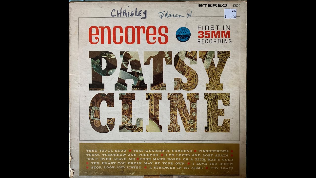 Patsy Cline Stop, Look And Listen - YouTube
