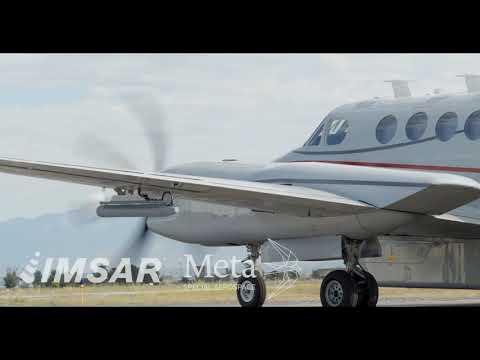 IMSAR NSP-7 flying with Meta Special Aerospace on a Special Missions King Air 350 - YouTube