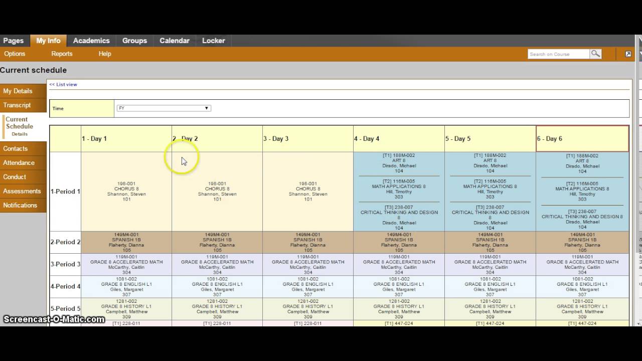 My Info Top Tab - YouTube