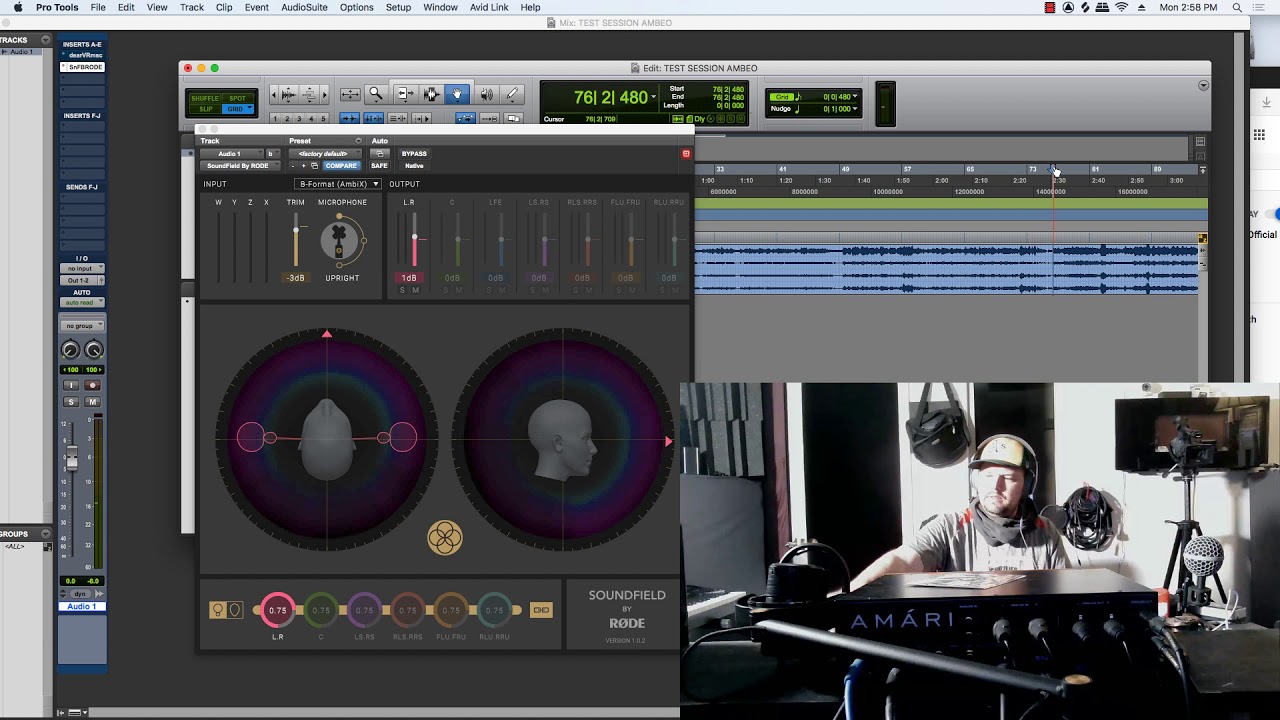 AMBEO AUDIO AWESOME ROOM CAPTURE (Mastering Speakers Bower & Wilkins ...