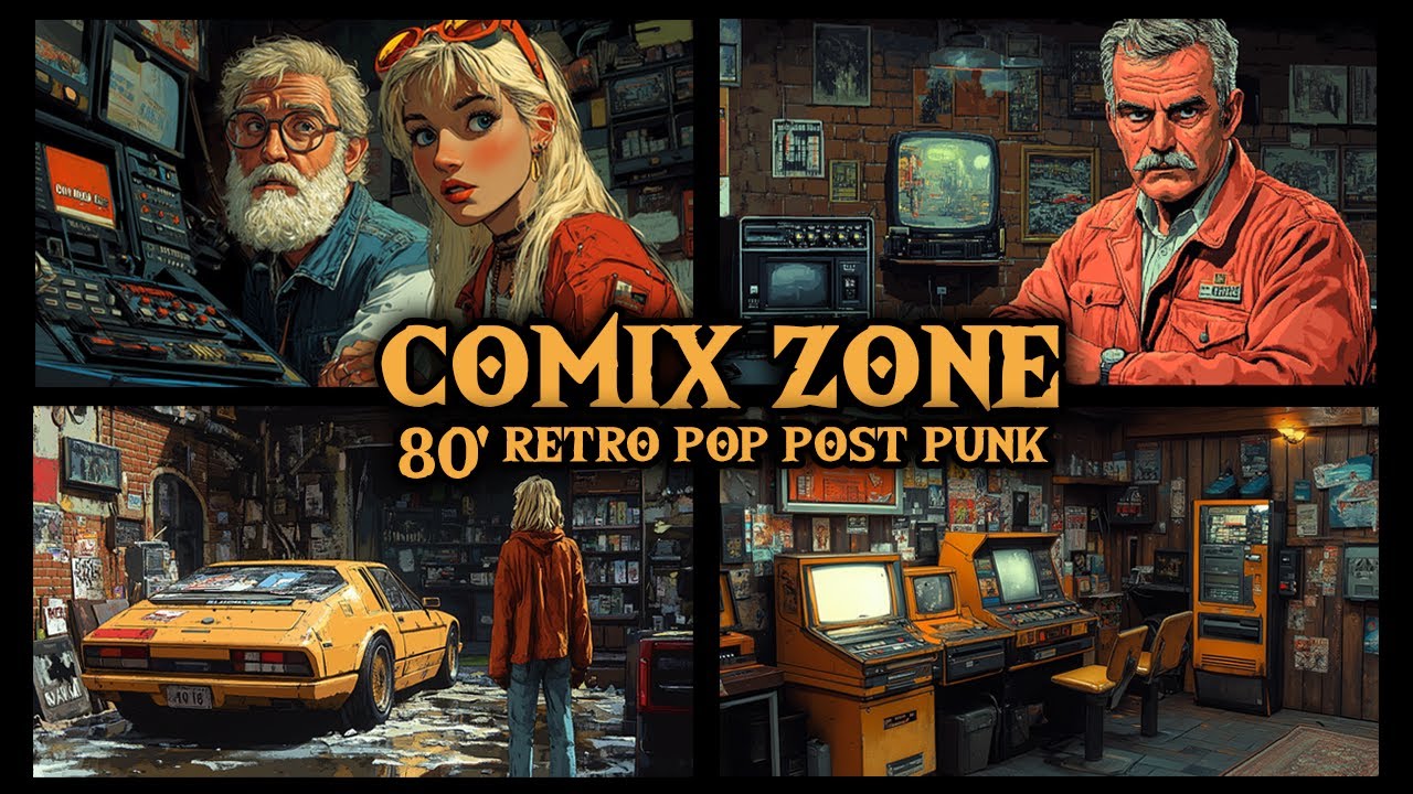 Comix Zone - 80s Retro Pop Post Punk ⚡ - YouTube