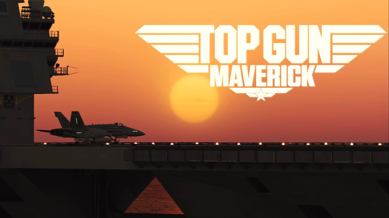 Top Gun: Maverick Cinematic | A Carrier Landings HD Movie - YouTube