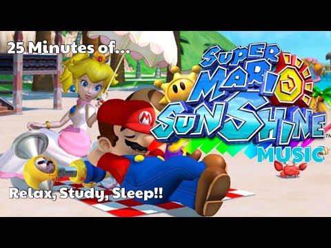 Soothing Super Mario Sunshine Music to Study and Relax - YouTube