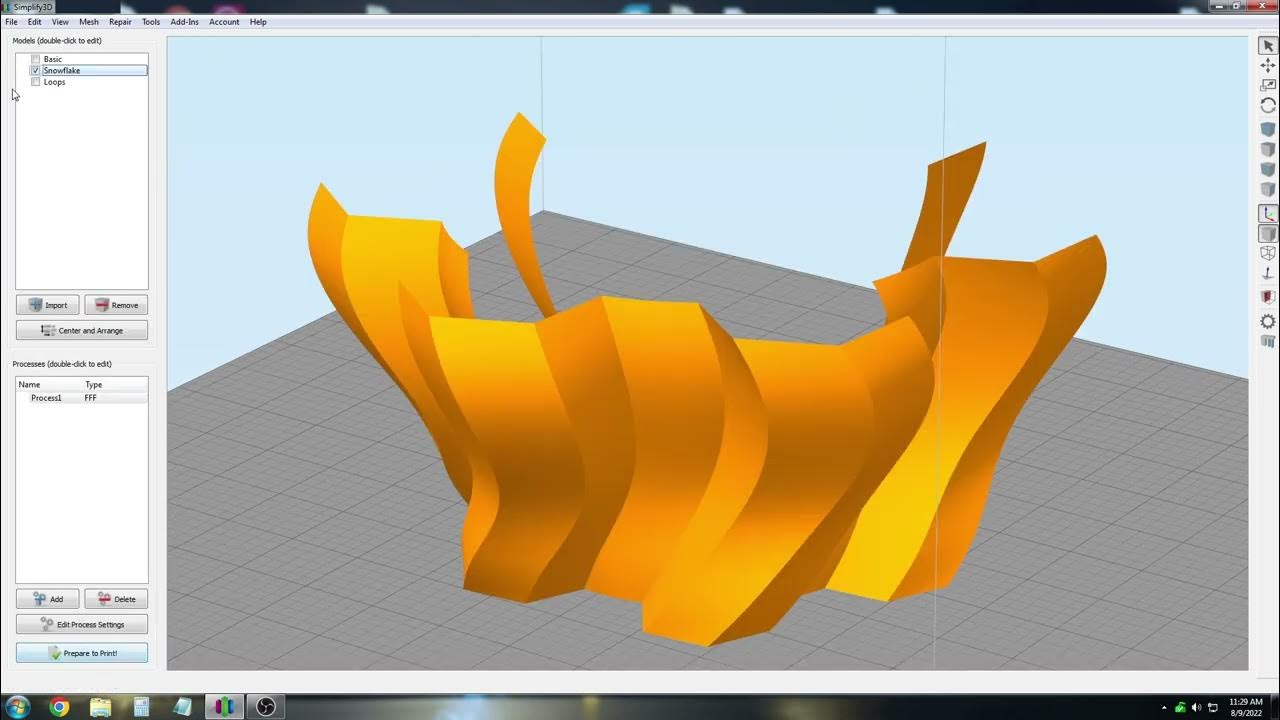 STL File Slicing Example - YouTube
