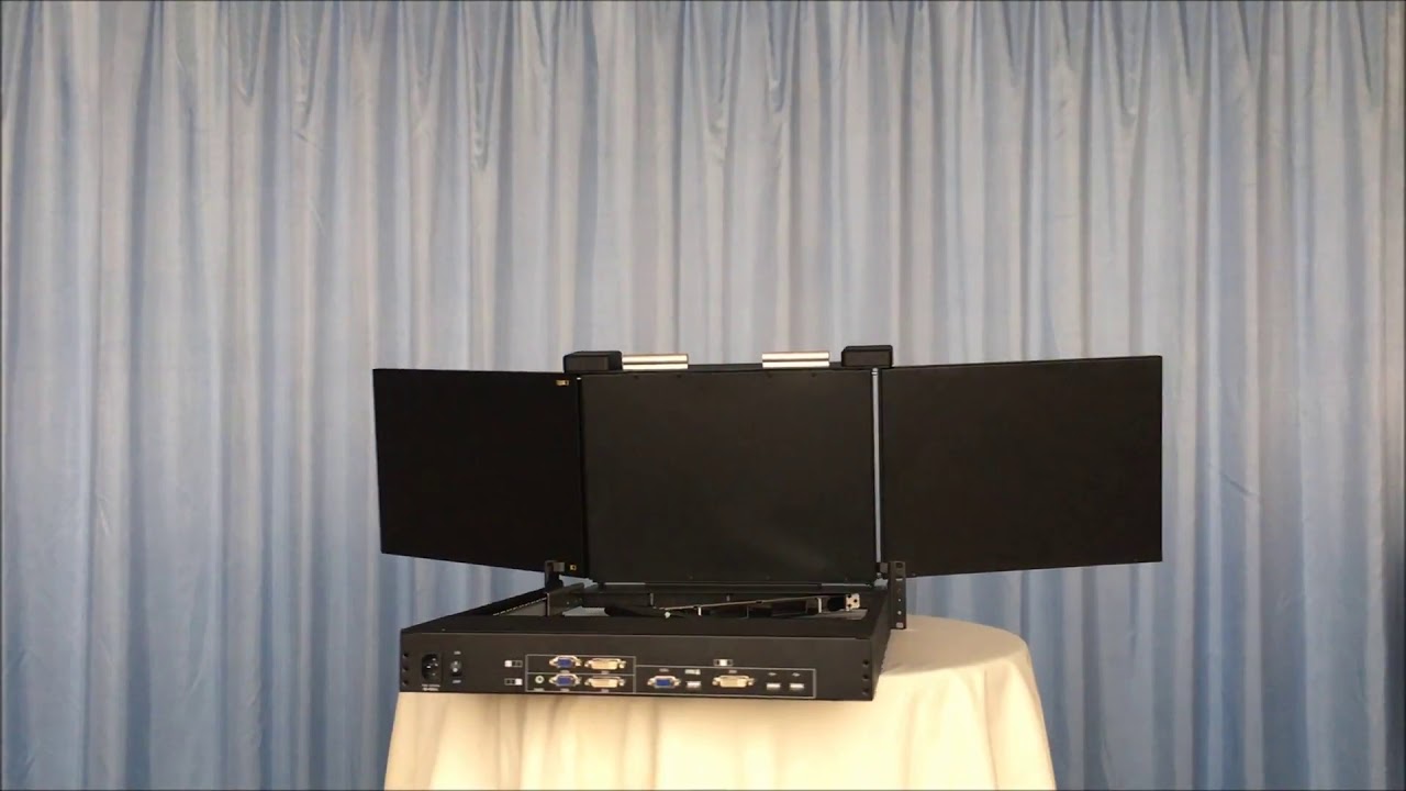 【SAIS】TRIPLE ECRAN RACKABLE 17 3 POUCES FULL HD - YouTube