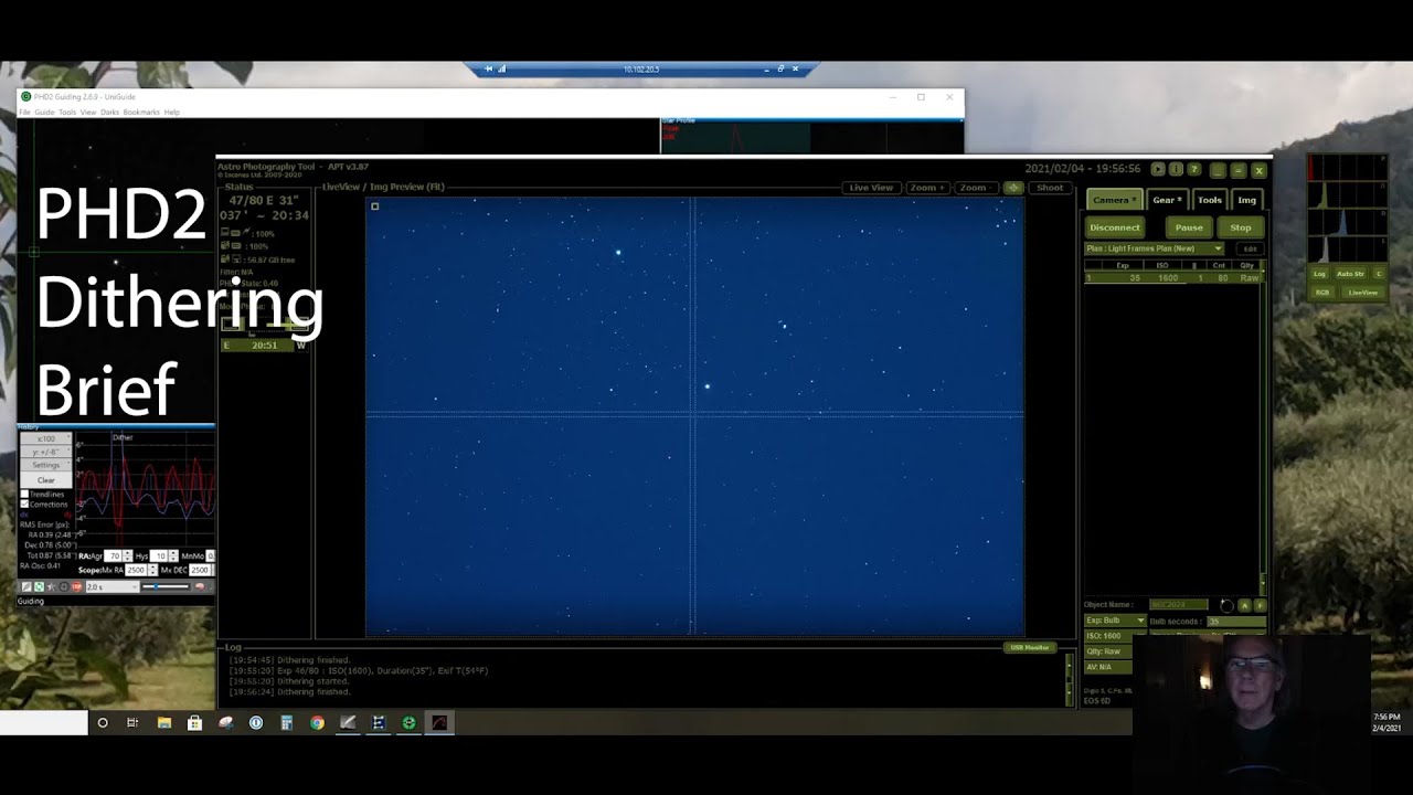 PHD2 Dither Milestone Brief - YouTube