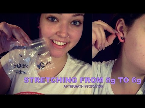 STRETCHING: 8g to 6g | Painful, Aftermath Story | Erika Anderson