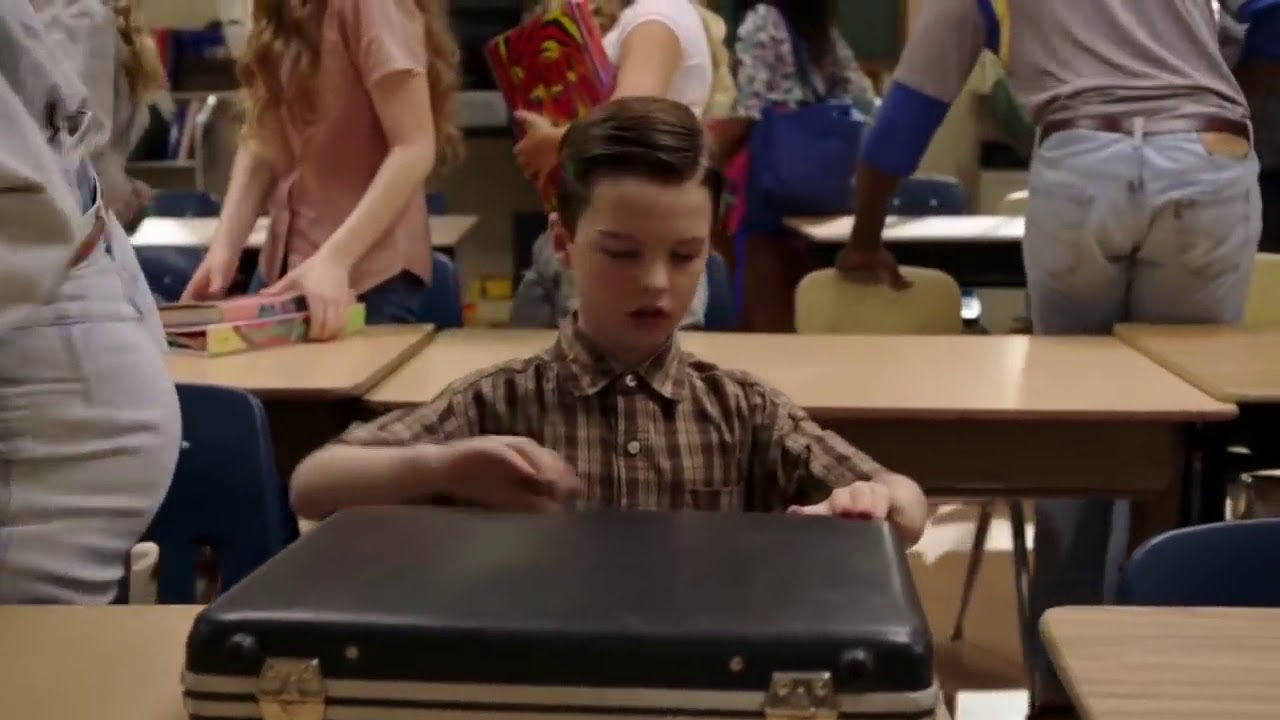 Sheldon becomes popular at school young Sheldon - YouTube
