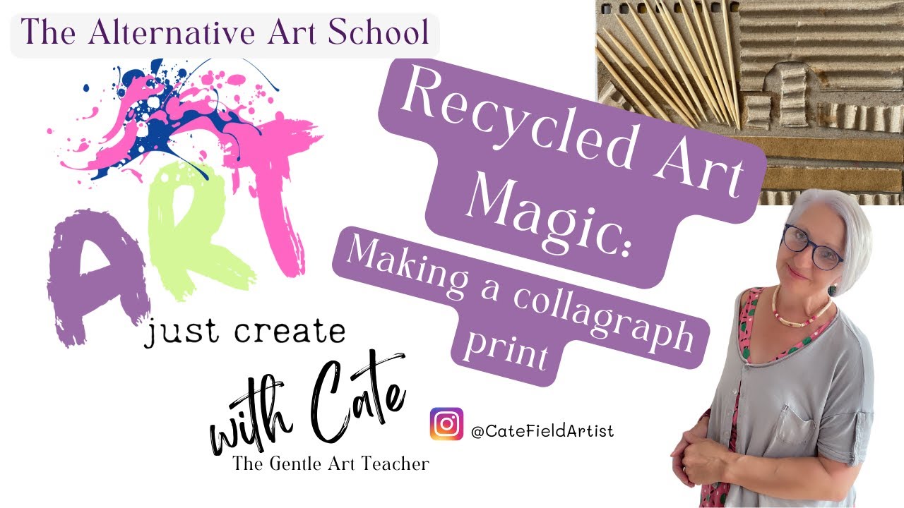 From Junk to Art: How to Make Collagraph Prints with Recycled Finds ...