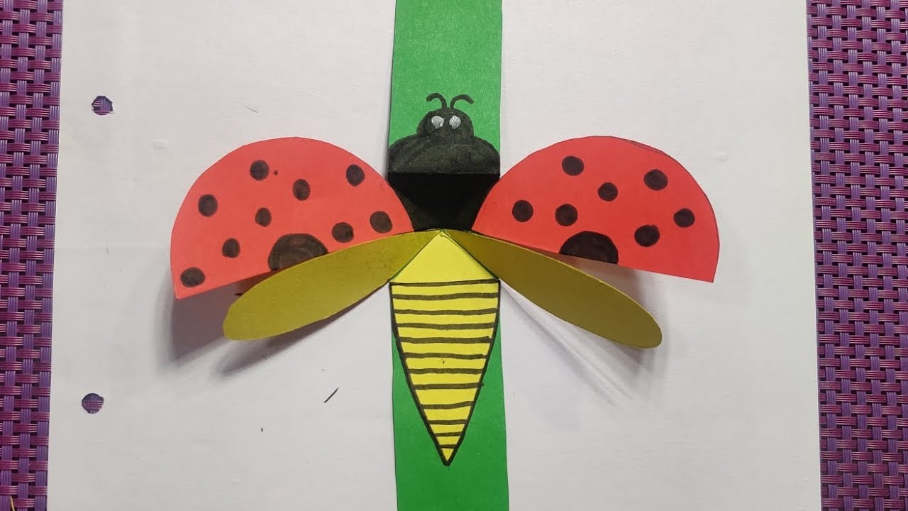 Ladybug | Paper Craft Ideas | Kiara's Wonderland - YouTube