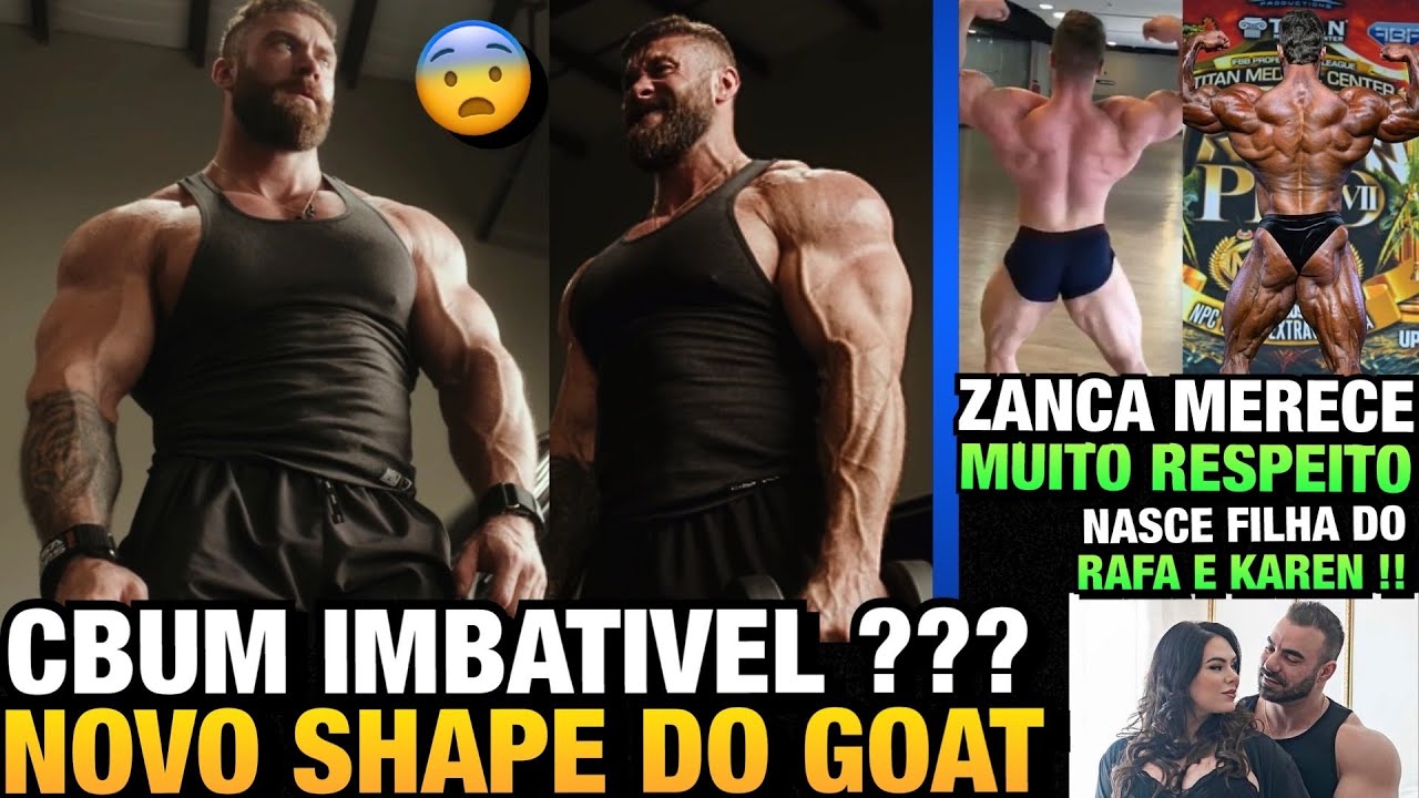 CBUM APARECE GIGANTE: NOVO SHAPE IMBATIVEL ? + FILHA DO BRANDÃO E KAREN ...